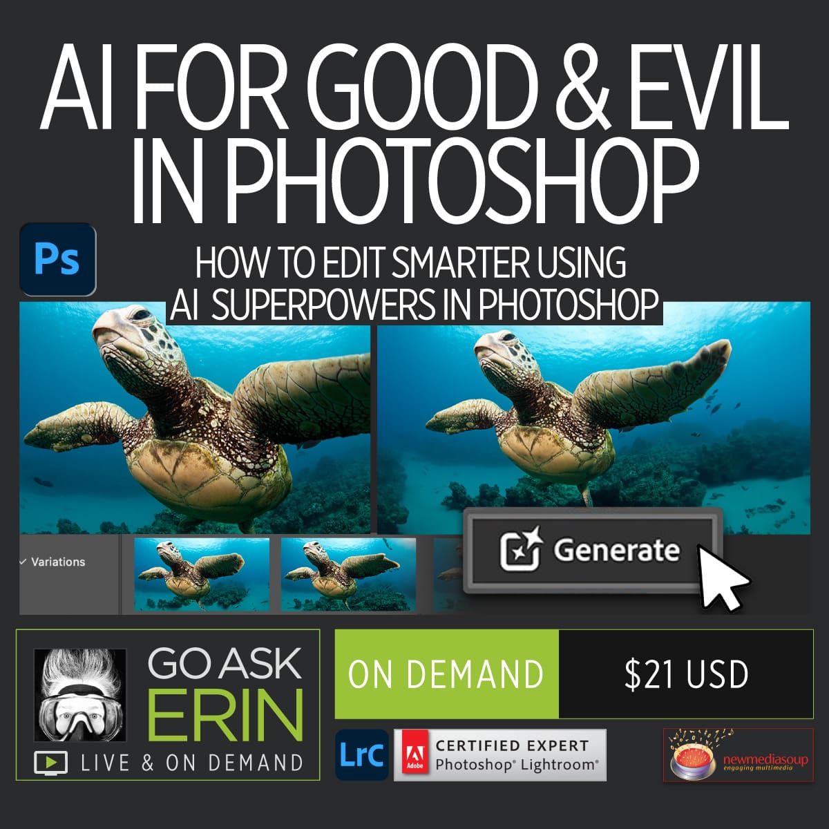 AI For Good and Evil in Photoshop - Part 2 - How to Edit Smarter Using ...